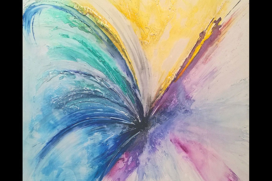 Quadri moderni astratti in rilievo – Irene Durbano